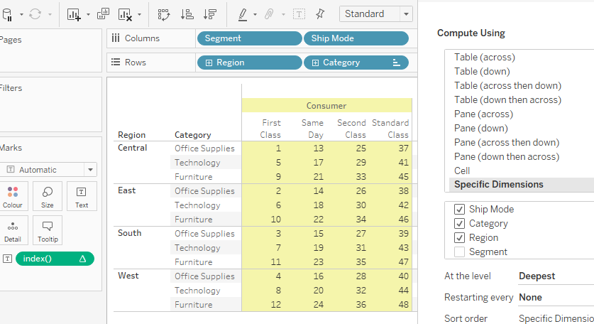 Mastering Table Calculations Pt. 1: From Basics to Advanced Settings – Tableau Adventurer