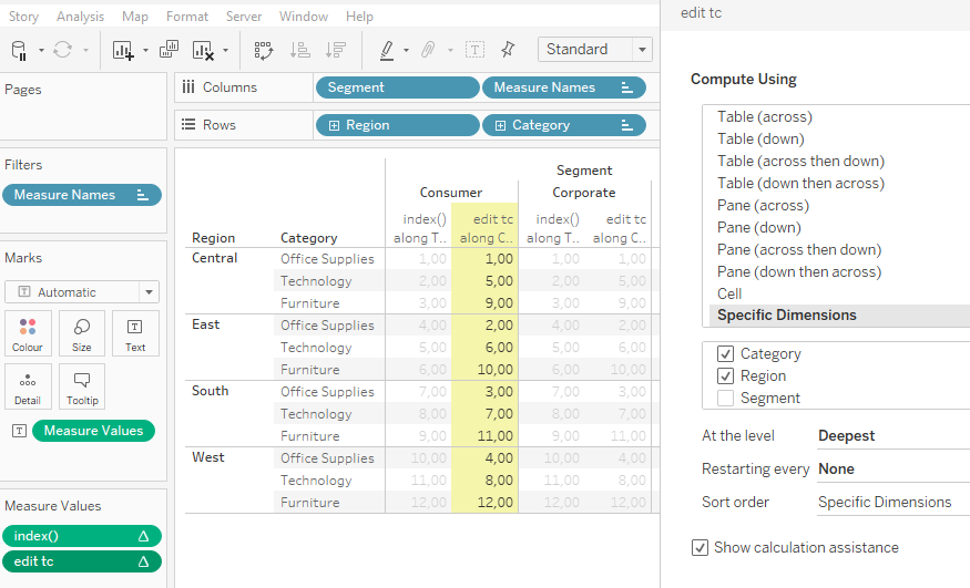 Mastering Table Calculations Pt. 1: From Basics to Advanced Settings ...